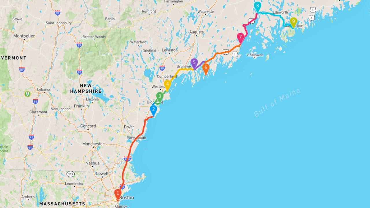 Boston to Bar Harbor Road Trip 🗺️ | Best Stops on Your Ultimate Coastal ...